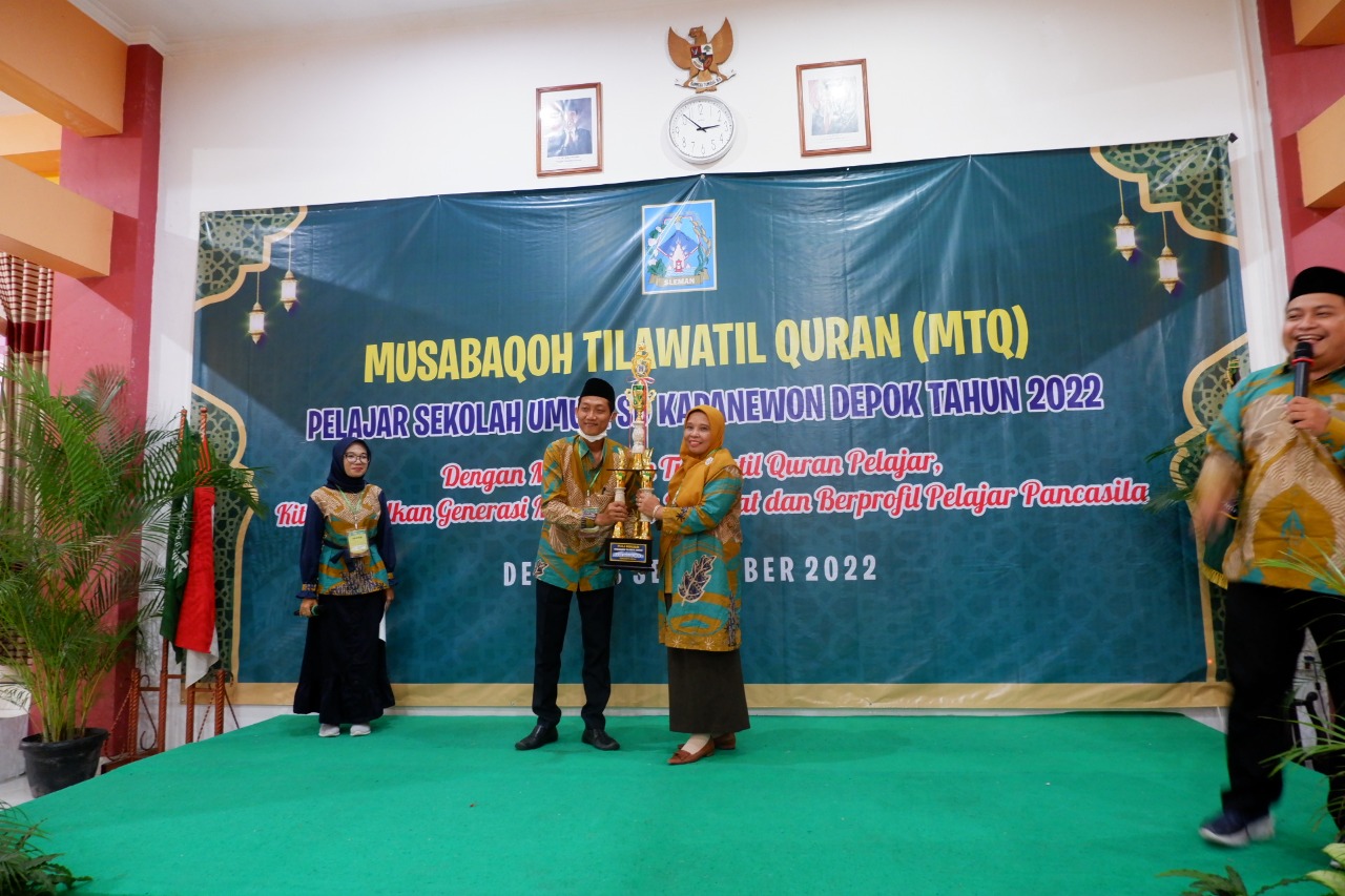SD MUHAMMADIYAH CONDONGCATUR JUARA UMUM MTQ PELAJAR SEKOLAH UMUM SD TINGKAT KAPANEWON DEPOK 2022 ...